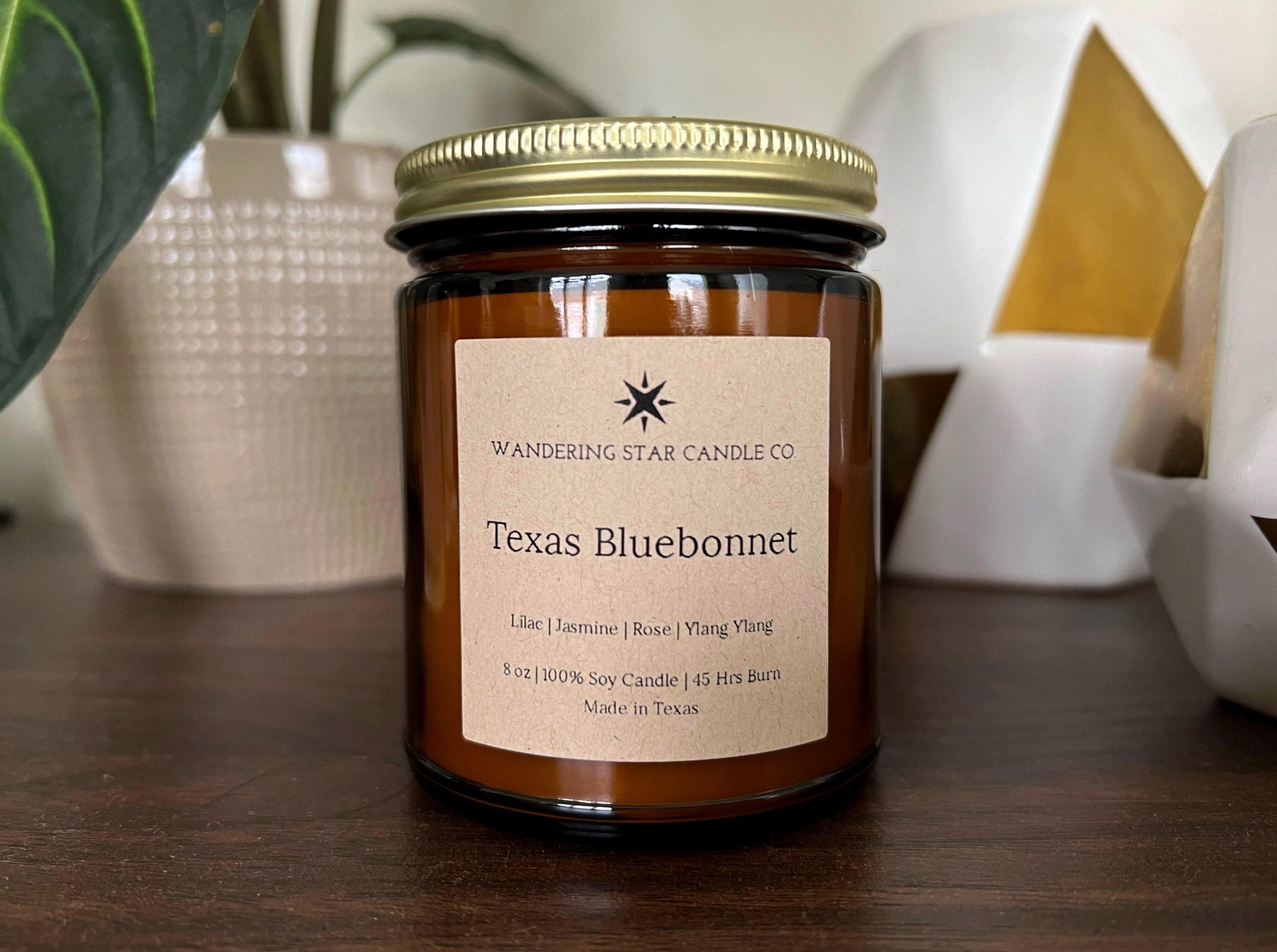 Texas Bluebonnet Candle: Floral Scented Soy Wax Candle - 8oz - Etsy
