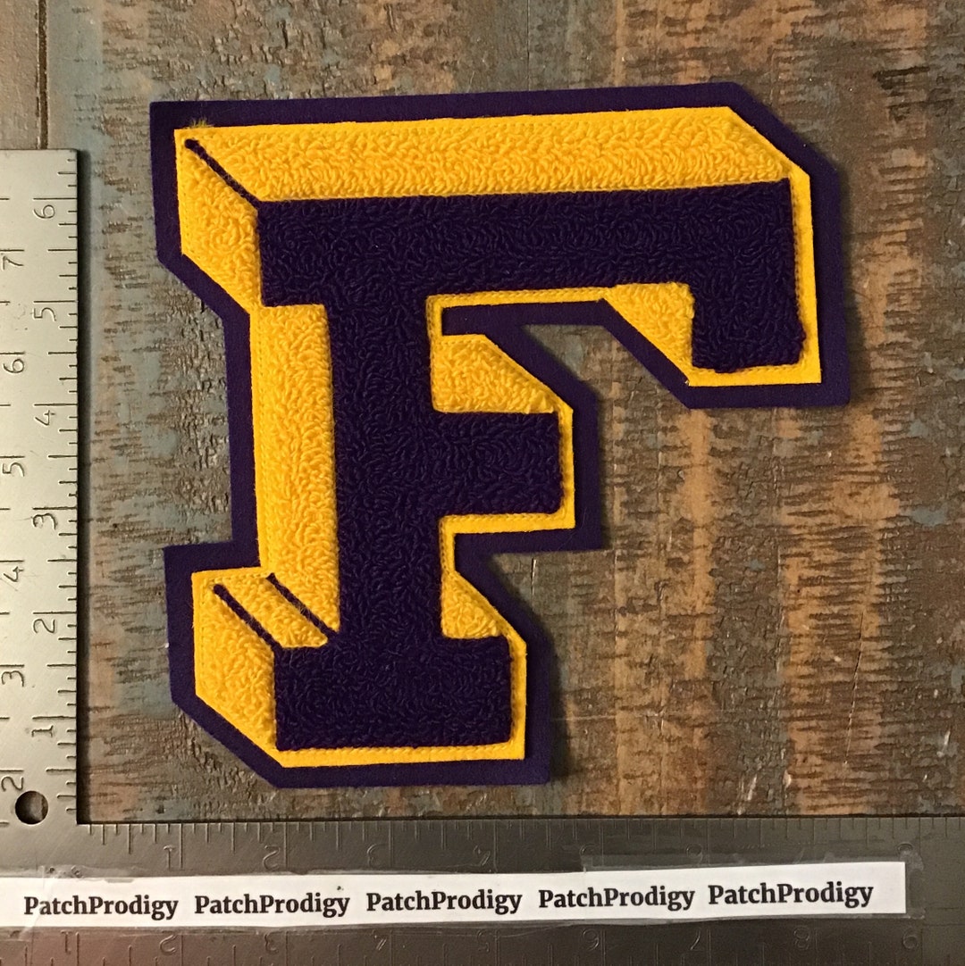 Vintage LETTER F High School Varsity Sports Letterman Jacket Sew-on ...