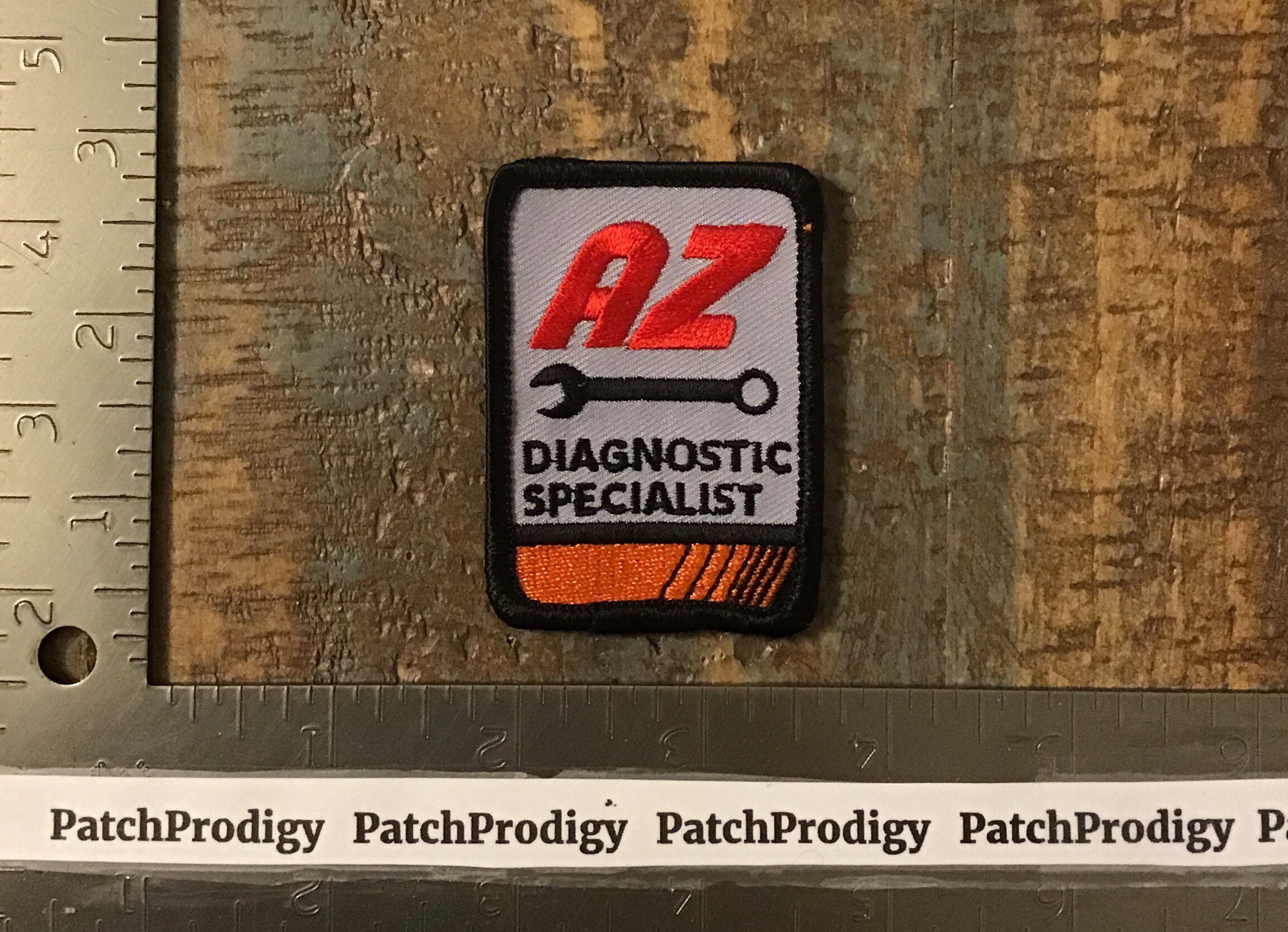 Vintage Autozone Diagnostic Specialist Auto Repair Parts Company Advertising Logo Patch