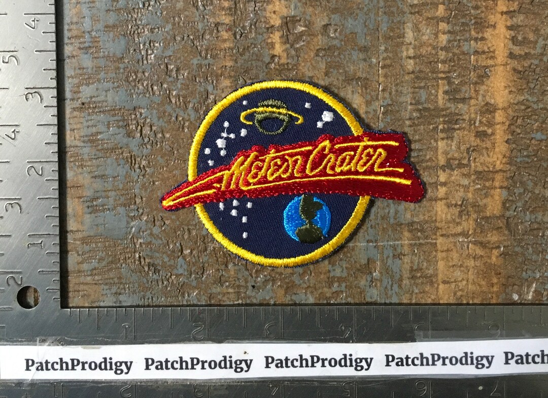 Vintage Meteor Crater Arizona Meteorite Travel Souvenir Iron-on Patch ...