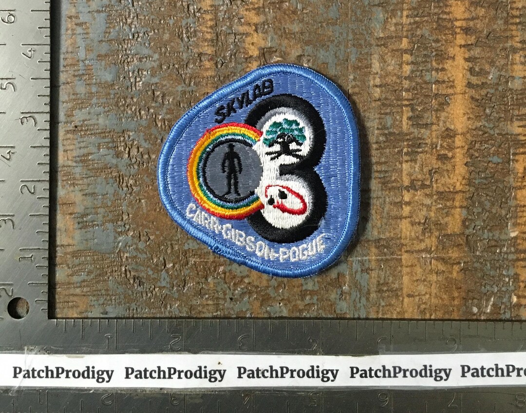 Vintage NASA SKYLAB 3 Space Shuttle Mission Space Station Logo Emblem ...