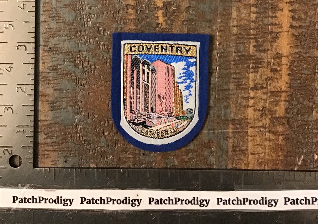 Vintage COVENTRY England Cathedral Travel Souvenir Woven - Etsy