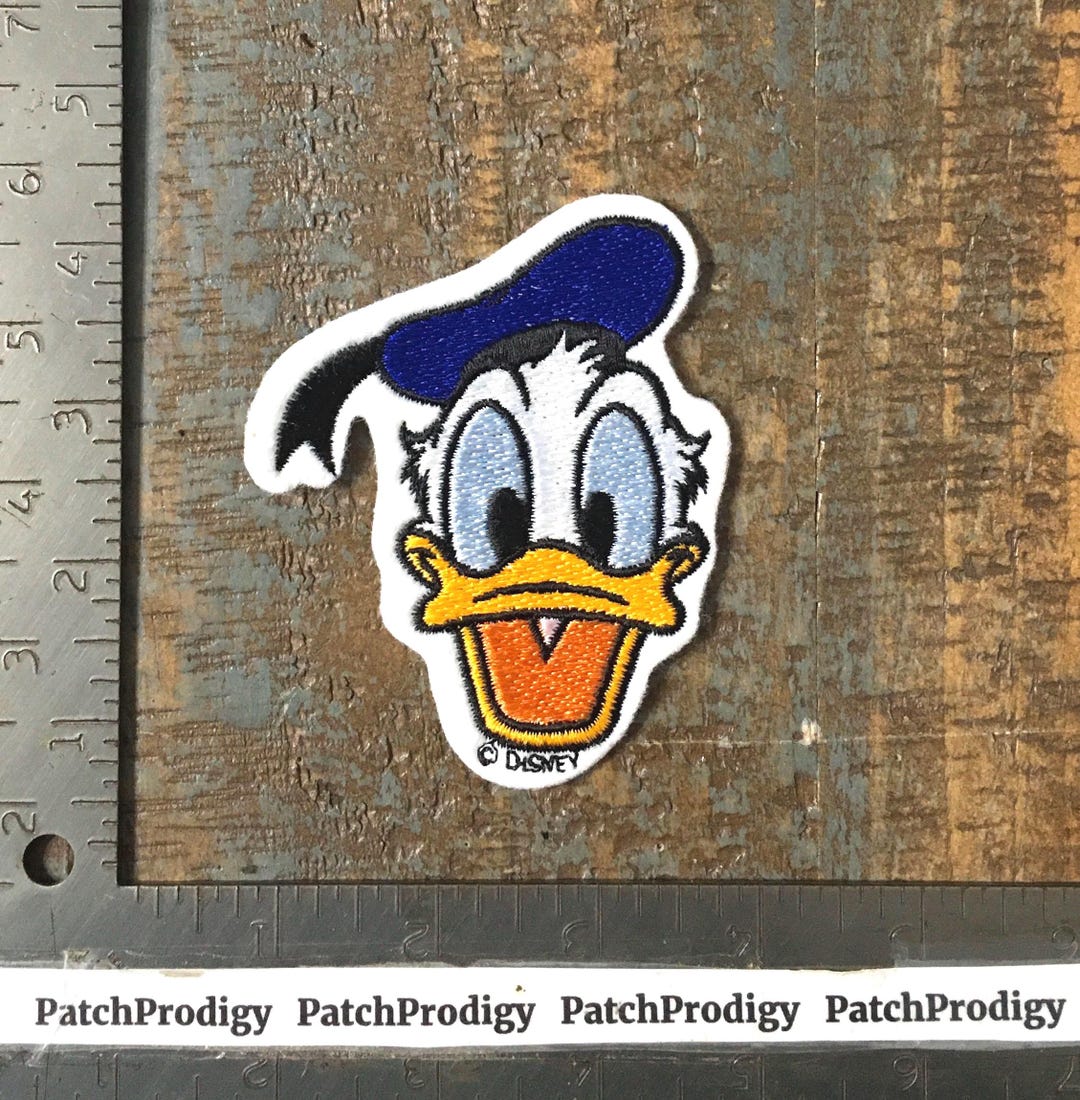 Vintage Donald Duck Disney Theme Park Cartoon Character Embroidered ...