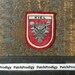 Vintage KIEL Germany Coat of Arms Crest Travel Souvenir Woven Sew-on ...