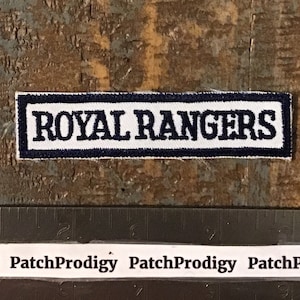 Vintage ROYAL RANGERS Logo Name Emblem Iron-on Patch Christian Twill - Etsy