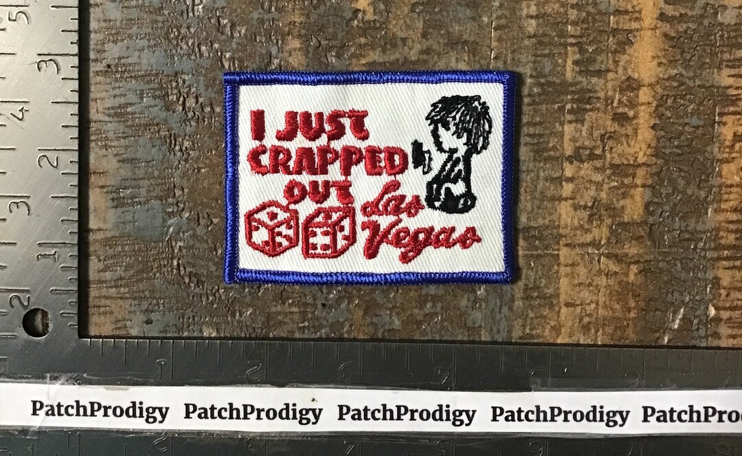 Vintage I Just Crapped Out LAS VEGAS Dice Craps Gambling Nevada Travel ...