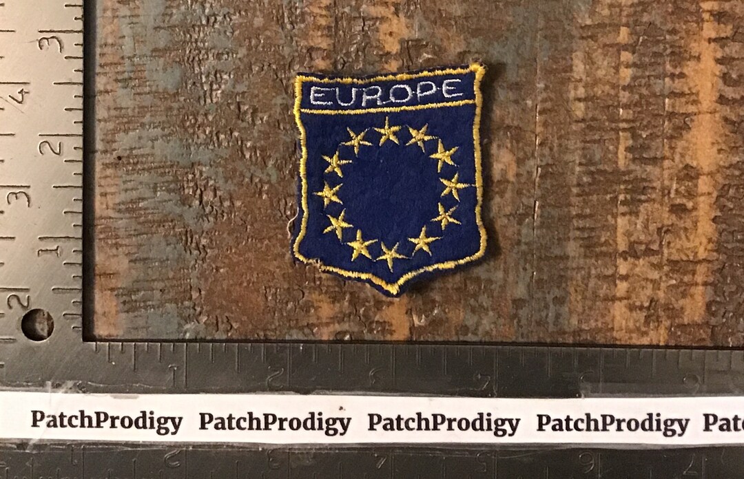 Vintage EUROPE Flag Emblem Travel Souvenir Sew-on Patch Stars Felt - Etsy