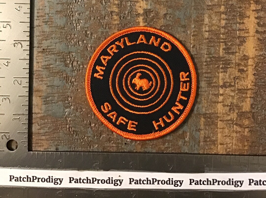Vintage Maryland Safe Hunter Hunting Iron-on Patch MD Twill - Etsy