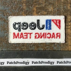 Vintage JEEP RACING TEAM Company Logo Iron-on Patch 1970s Twill - Etsy