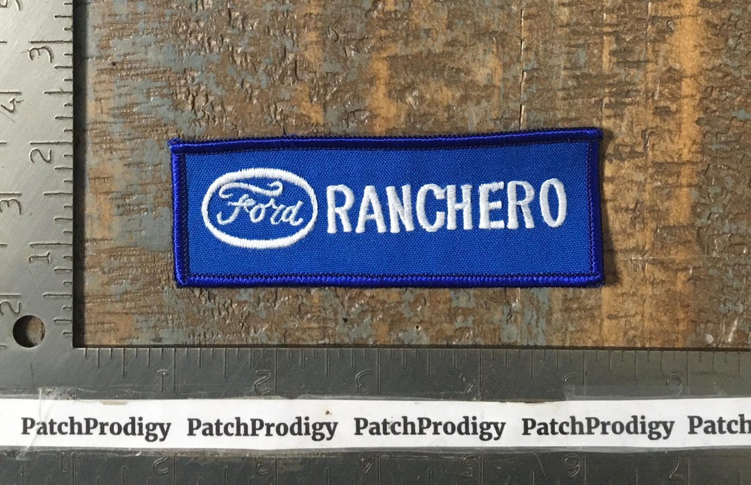 Vintage FORD RANCHERO Automobile Muscle Car Hot Rod Logo Emblem ...