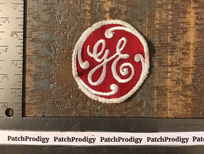 Vintage GE General Electric Company Logo Sew-on Patch Twill - Etsy