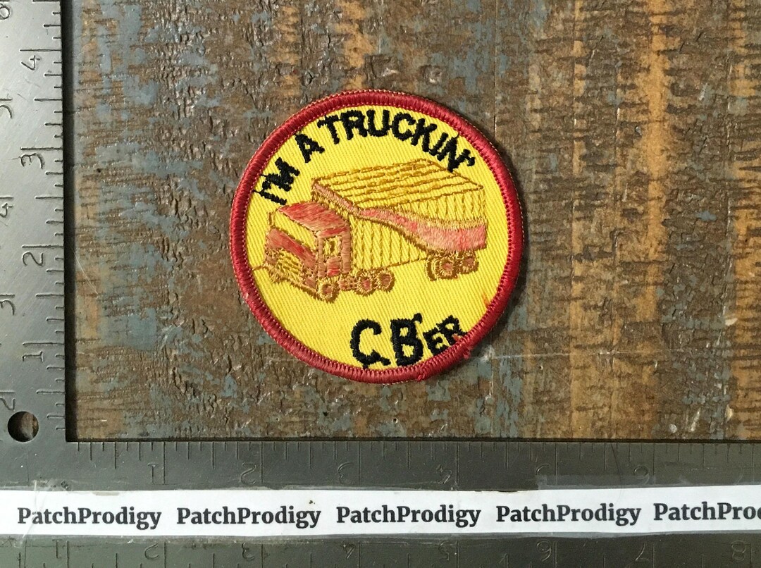 Vintage Im a Trucking Cber CB Radio Semi Truck Freight Transportation ...