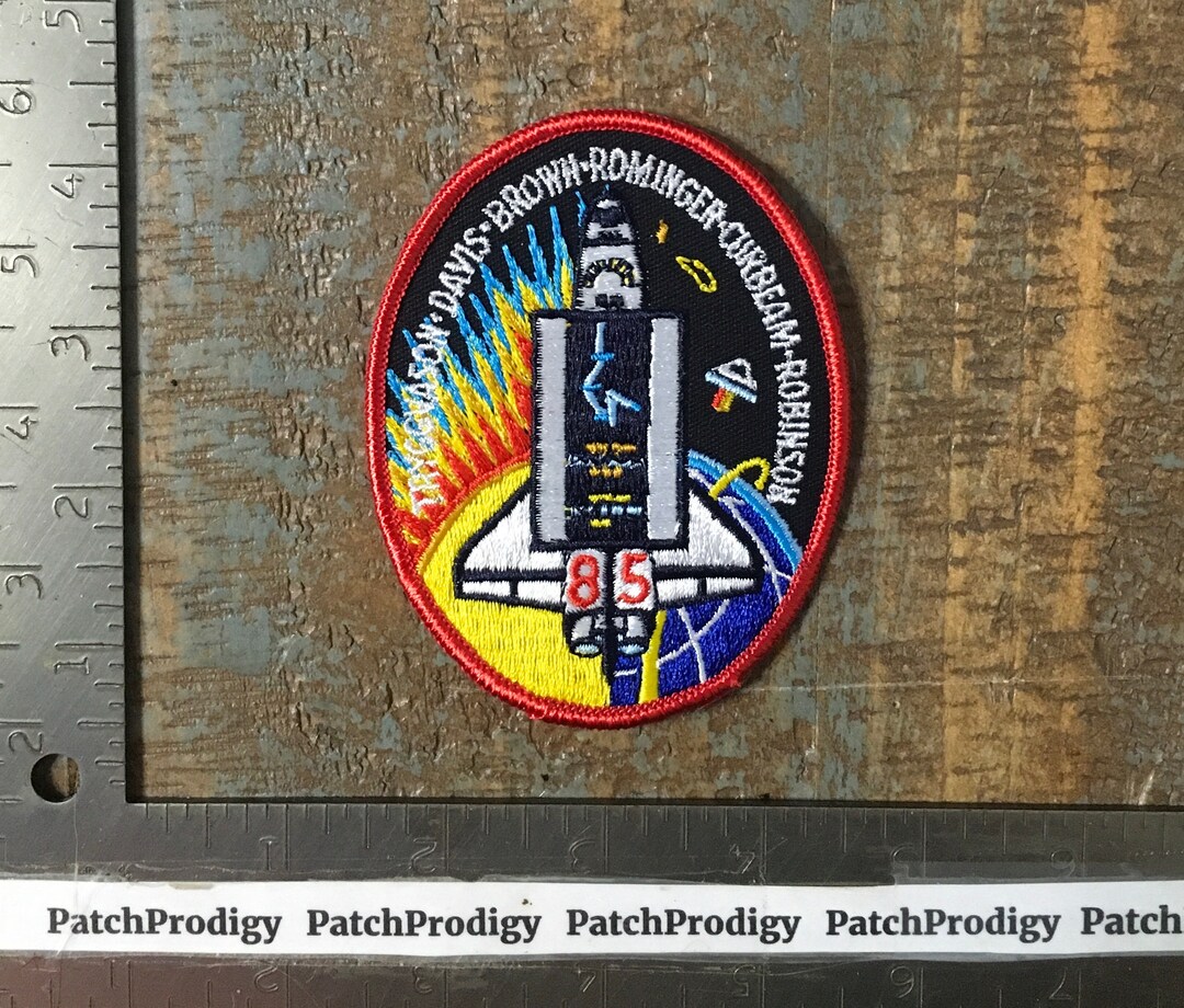Vintage NASA Space Shuttle Discovery Mission STS-85 Iron-on Patch - Etsy