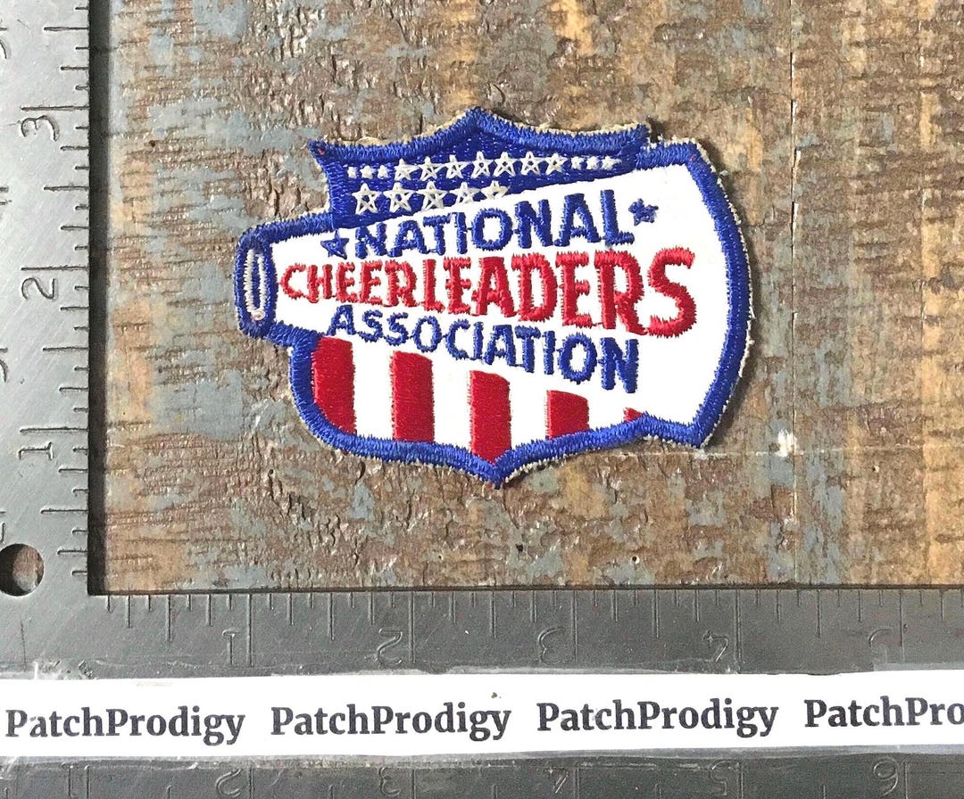 Vintage National Cheerleaders Association Stars Stripes Logo Emblem ...