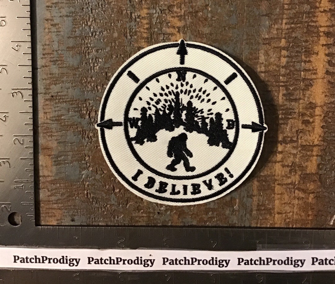 BIGFOOT I Believe Sasquatch Wilderness Forest Compass Nature Creature ...