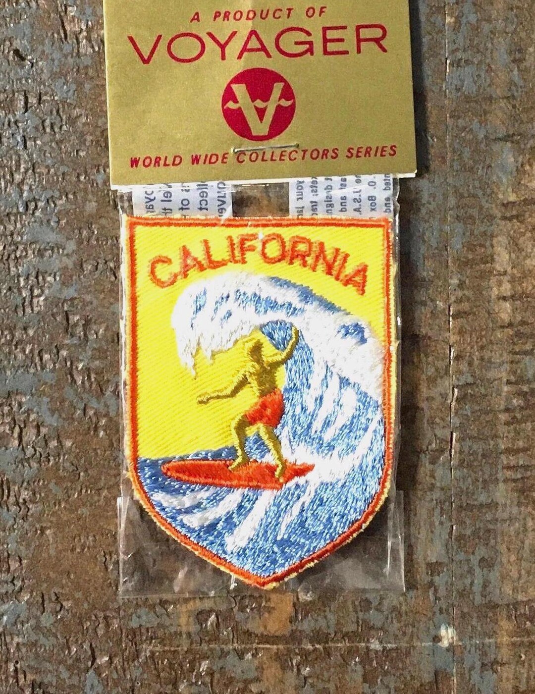 Vintage CALIFORNIA Ocean Surfing Surfer Wave Travel Souvenir ...