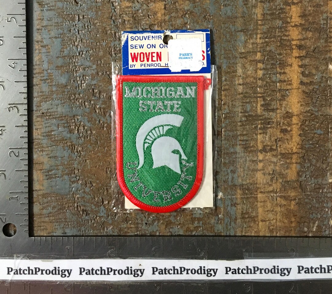 Vintage Michigan State University Spartans College School Logo Mascot ...