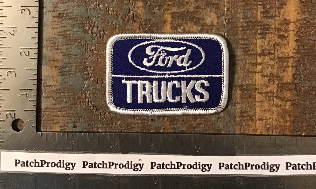 Vintage FORD TRUCKS Truck Company Logo Emblem Iron-on Patch 1970s Twill ...