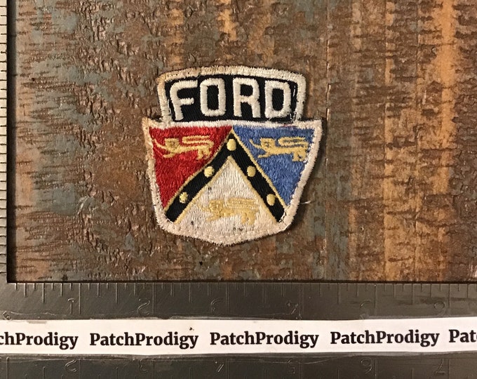 Vintage FORD Automobile Car Logo Emblem Sew-on Patch 1960s Twill Rare ...