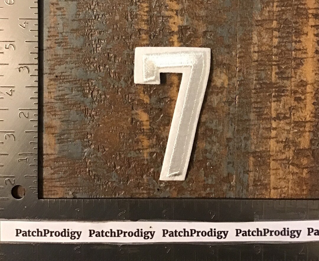 Vintage NUMBER 7 College School Varsity Sports Jersey Letterman Jacket ...