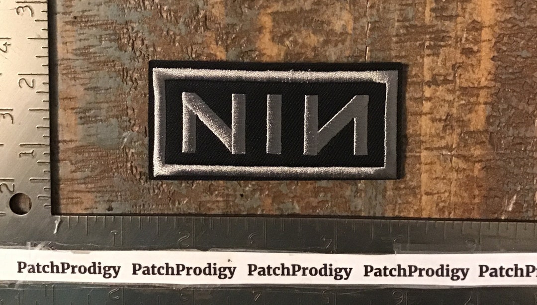 NIN Nine Inch Nails Alternative Rock Band Music Trent Reznor Logo Iron ...