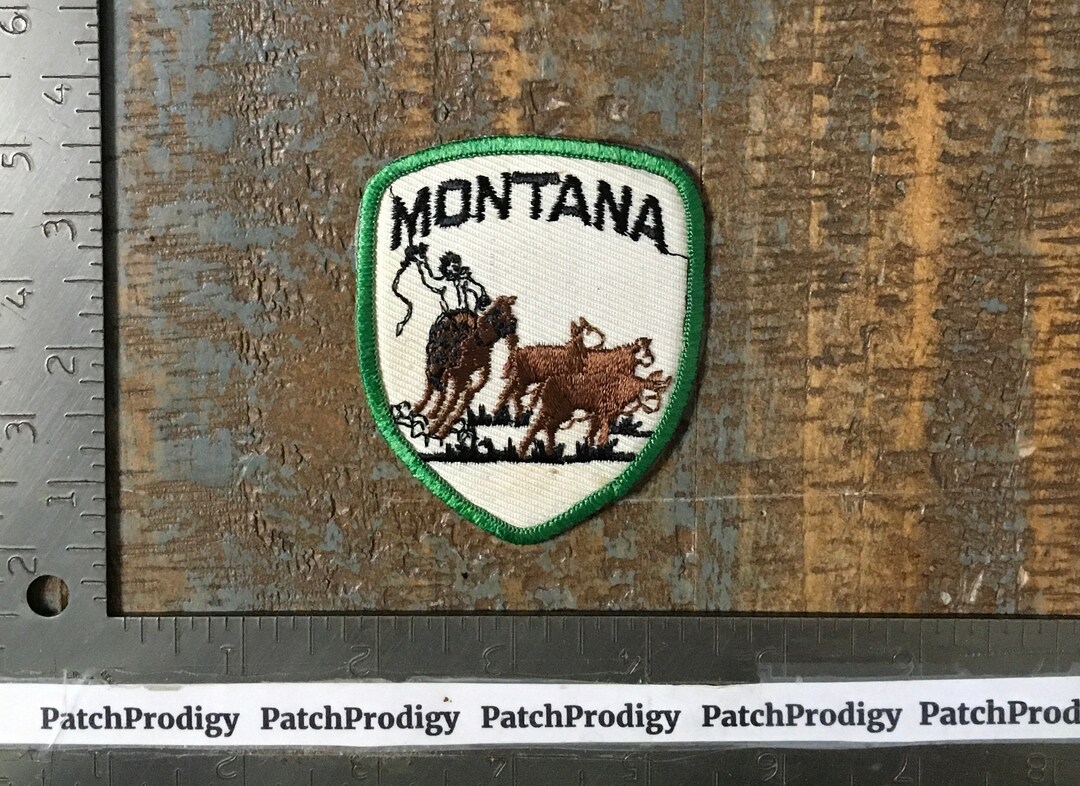 Vintage MONTANA Farming Cowboy Wrangler Lasso Rope State Travel ...