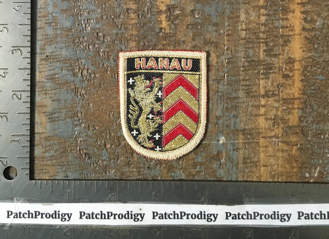 Vintage HANAU Germany Coat of Arms Crest Shield German City Travel ...