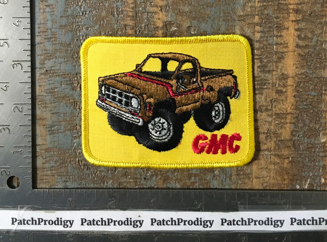 Vintage GMC PICKUP TRUCK Stepside 4x4 General Motors Company Logo ...