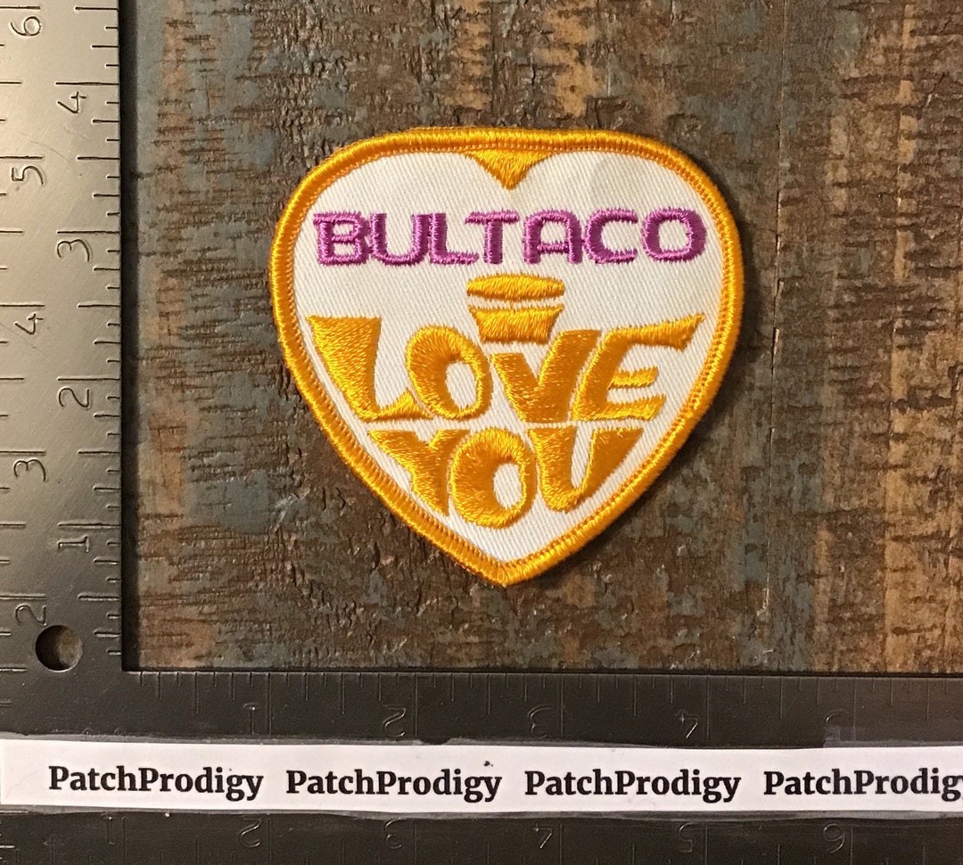 Vintage Bultaco I Love You Snowmobile Racing Sew-on Patch Twill - Etsy
