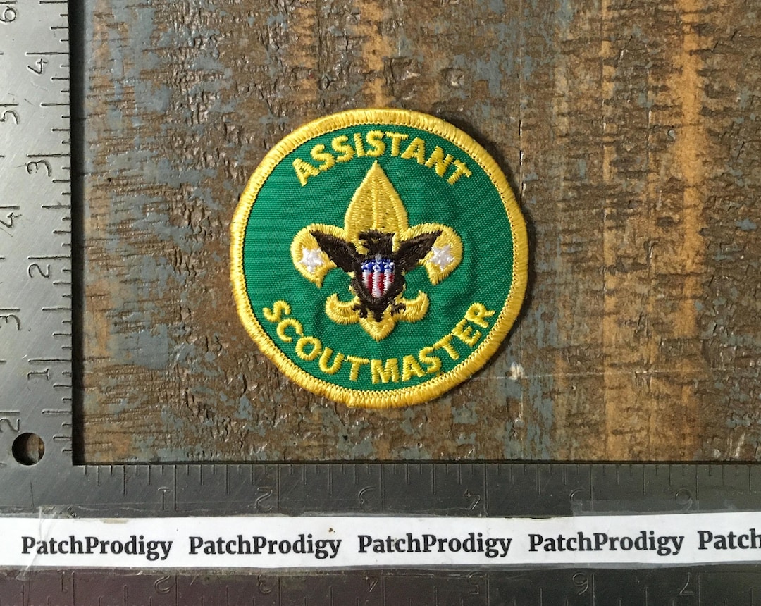 Vintage Assistant Scoutmaster Boy Scouts of America Embroidered Iron-on ...