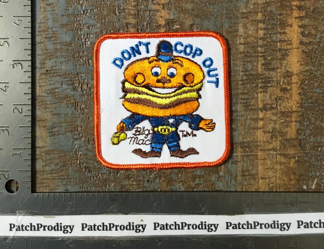 Vintage Don't Cop Out BIG MAC Mcdonalds Fast Food Restaurant Character ...