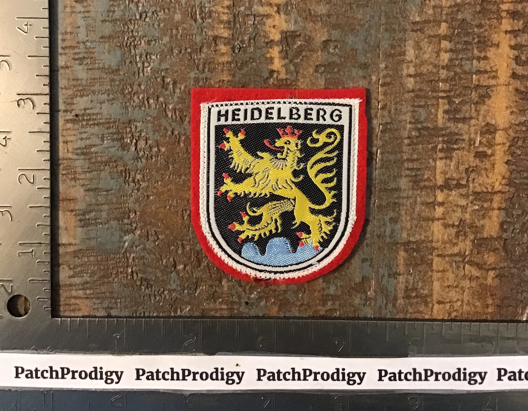 Vintage HEIDELBERG Germany Coat of Arms Crest Travel Souvenir - Etsy