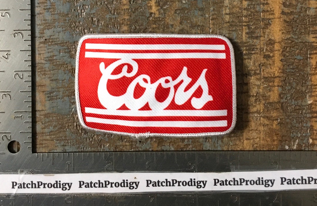 Vintage COORS Beer Brewing Company Logo Printed Iron-on Patch White/red 1970s Cloth - Etsy