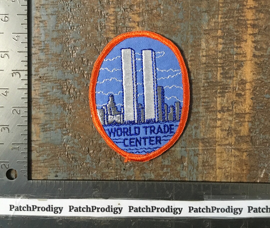 Vintage World Trade Center Twin Towers New York Travel Souvenir Iron-on ...