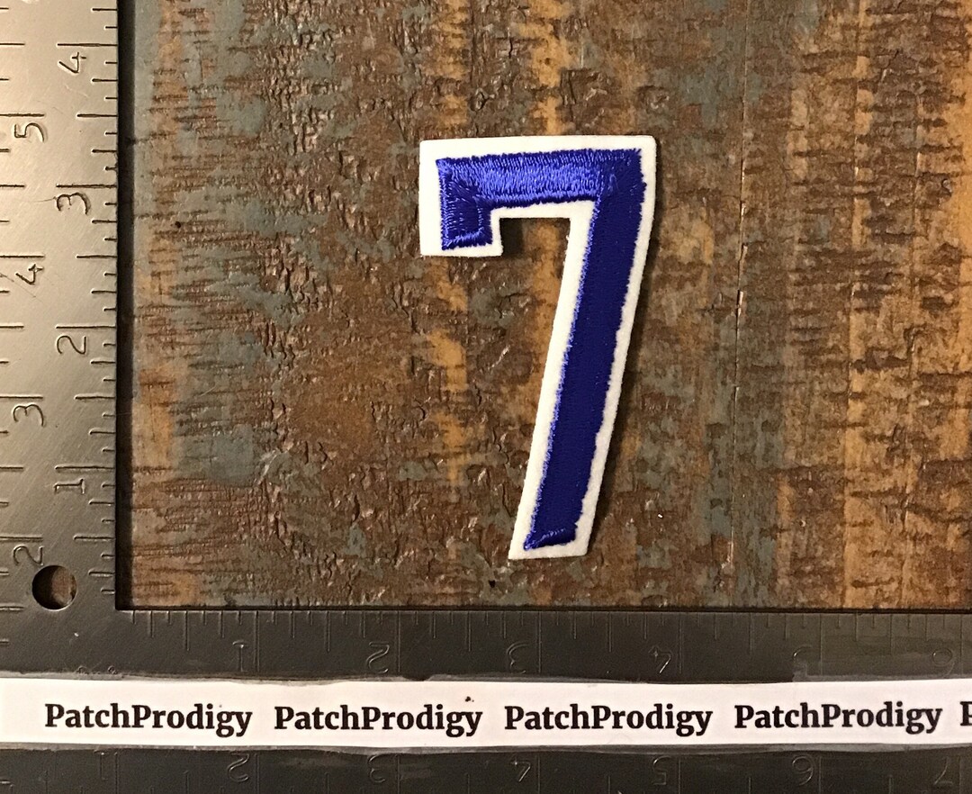 Vintage NUMBER 7 College School Varsity Sports Jersey Letterman Jacket ...