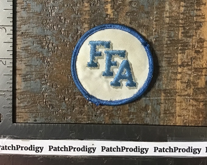 Vintage FFA Future Farmers of America Agriculture Farming Logo Iron-on ...