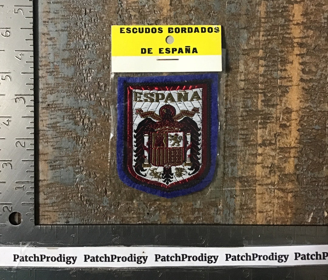 Vintage ESPANA Coat of Arms Crest Spain Travel Souvenir Woven Sew-on Patch MIP 1960s Felt - Etsy