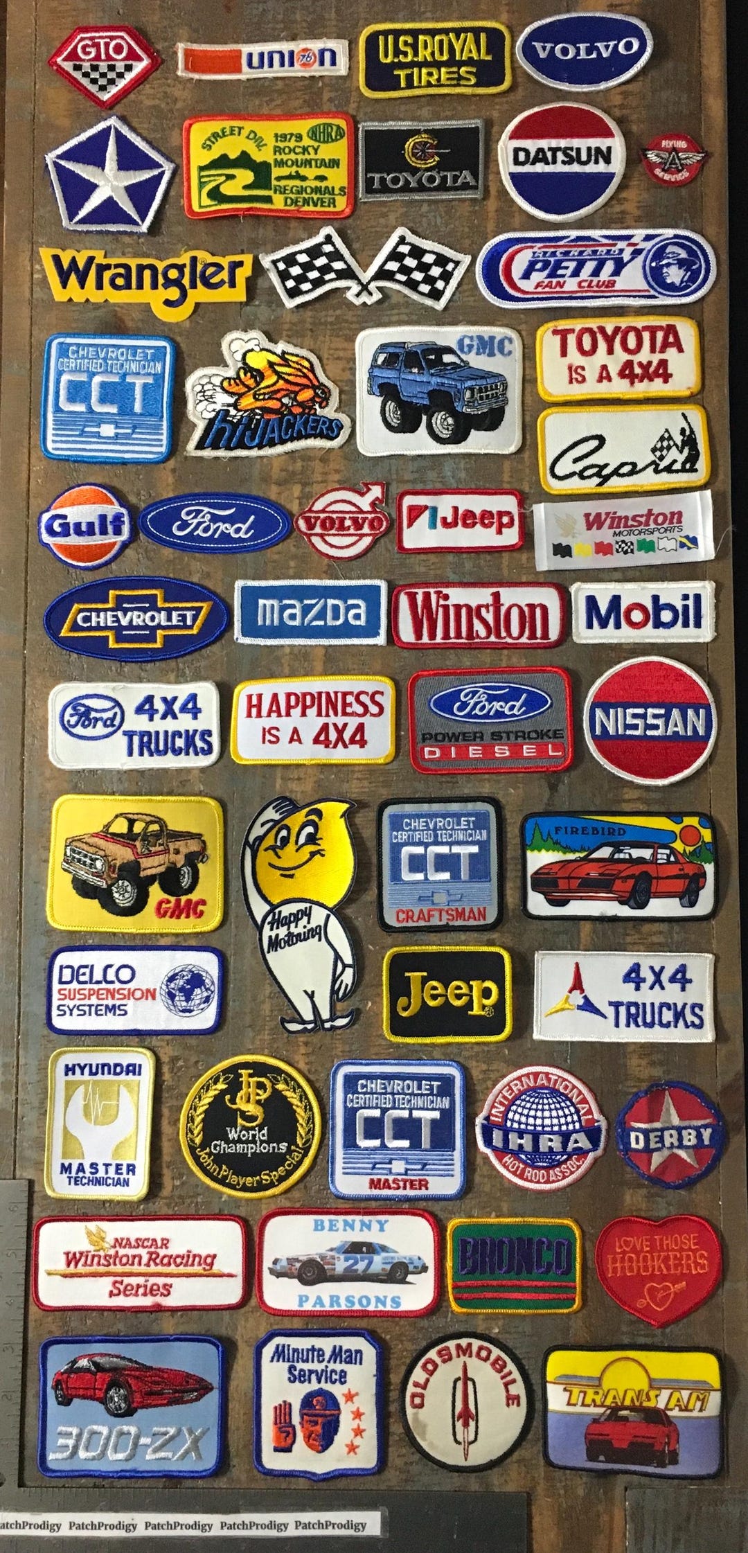 Vintage Patch Lot of 50 Automotive Patches Cars Pickup Trucks 4x4 Off ...