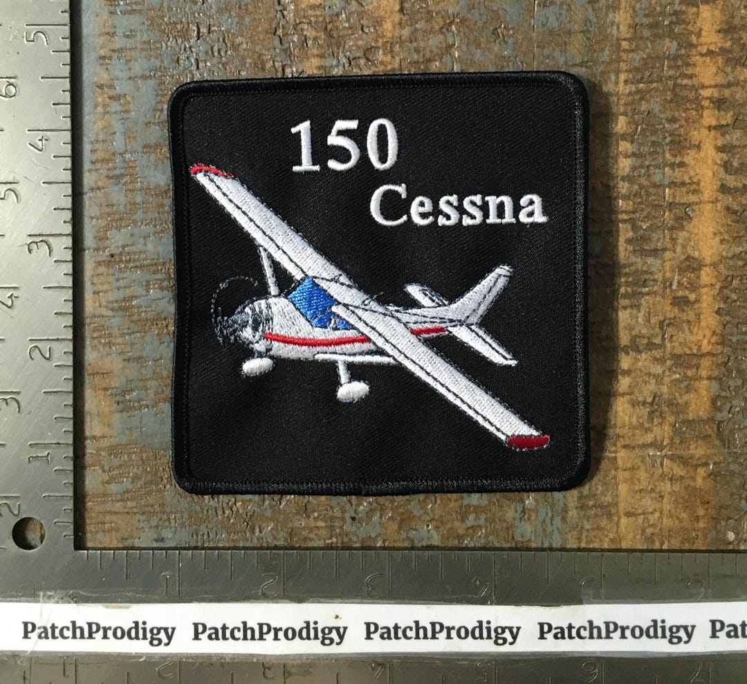 Vintage CESSNA 150 Airplane Aviation Planes Flying Company Logo Iron-on ...