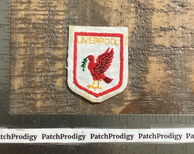 Vintage LIVERPOOL England Coat of Arms Crest United Kingdom Travel ...