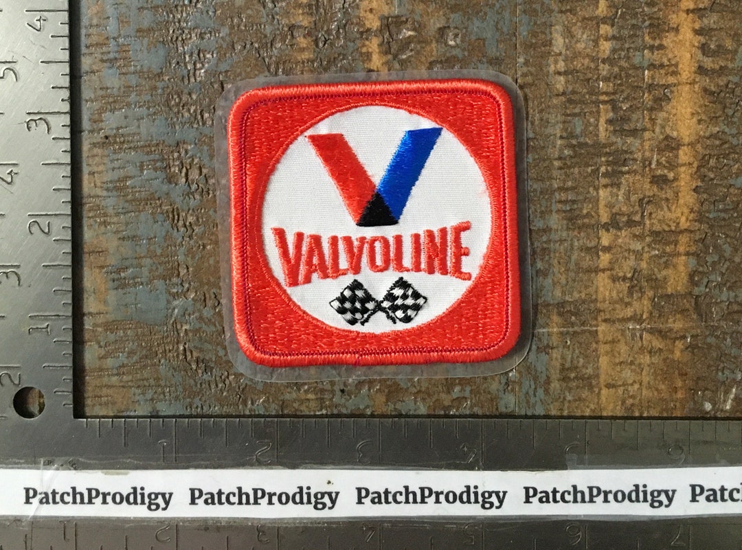 Vintage VALVOLINE Motor Oil Racing Checkered Flags NASCAR Company Logo ...