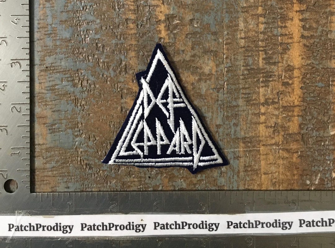 Vintage DEF LEPPARD Classic Rock Heavy Metal Music Group Band Triangle ...