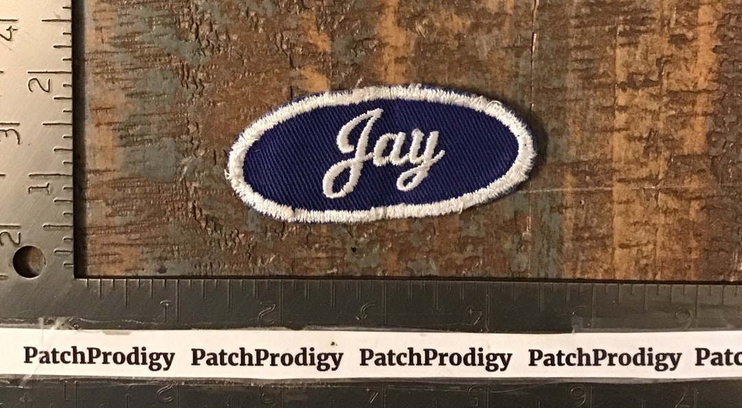 Vintage JAY Name Tag Work Shirt Job Uniform Oval Sew-on Patch - Etsy