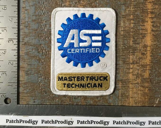 Vintage ASE Certified Master Truck Technician Automotive Trucks Dealer ...