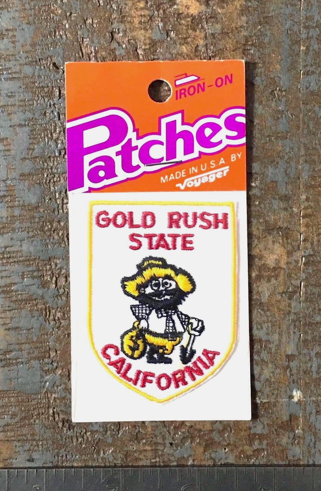 Vintage California Gold Rush State Miner Prospector Money Bag Travel ...