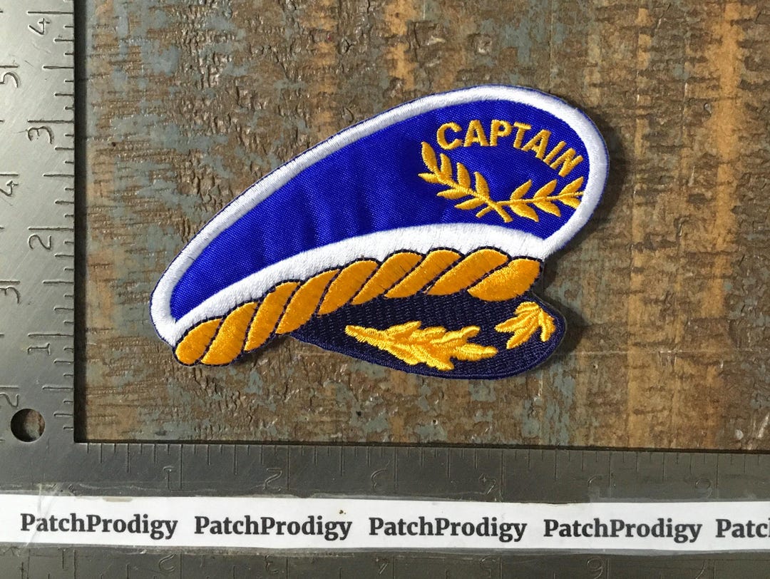 Vintage CAPTAIN Boating Nautical Marine Ship Travel Souvenir Captains ...