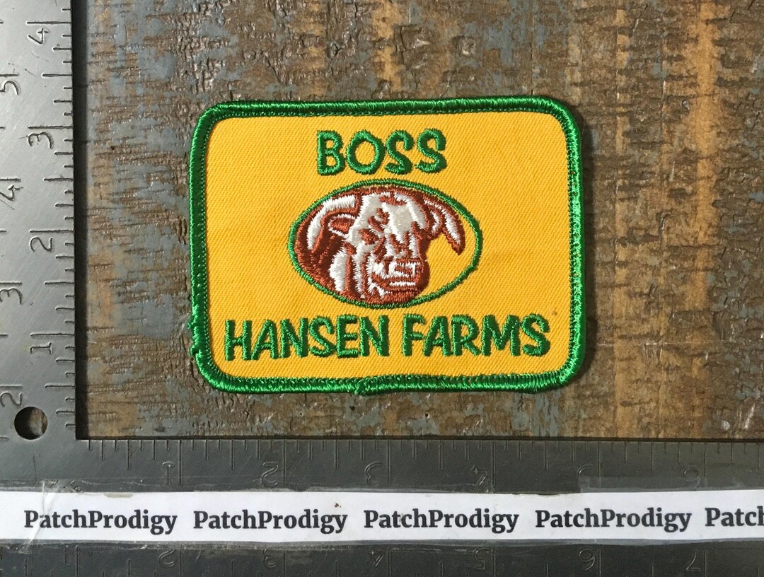Vintage BOSS HANSEN FARMS Cattle Farm Animals Agriculture Farming ...