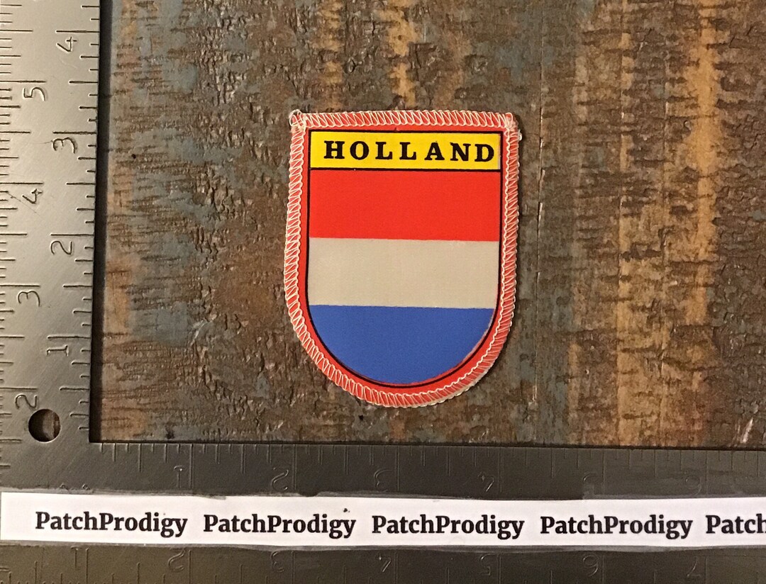 Vintage HOLLAND Netherlands Flag Emblem Travel Souvenir Sew-on Patch ...