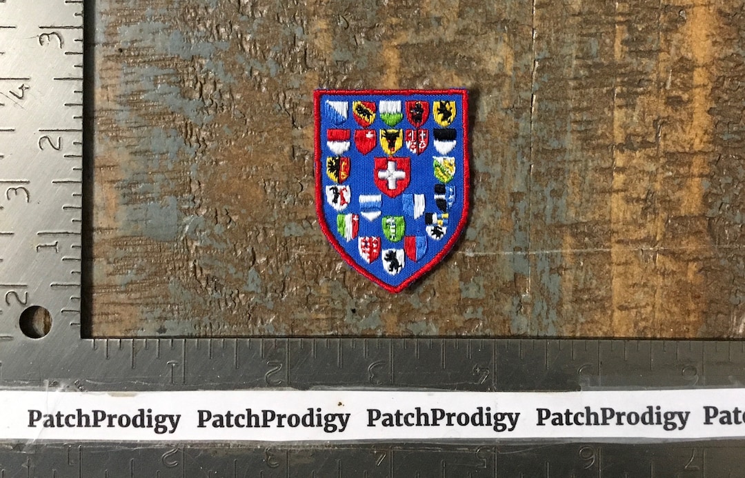 Vintage Switzerland Coat of Arms Crest Swiss Cities Flags Travel ...