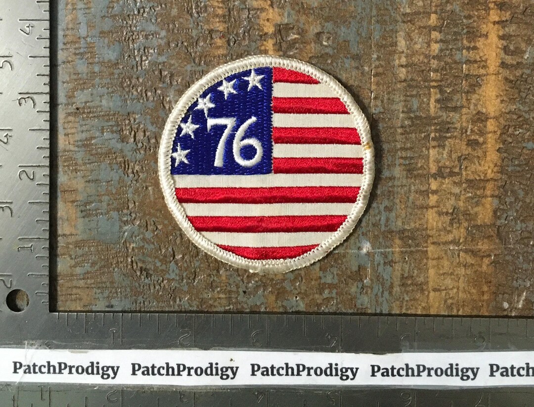 Vintage AMERICAN BICENTENNIAL Stars & Stripes 1976 USA Flag Travel ...